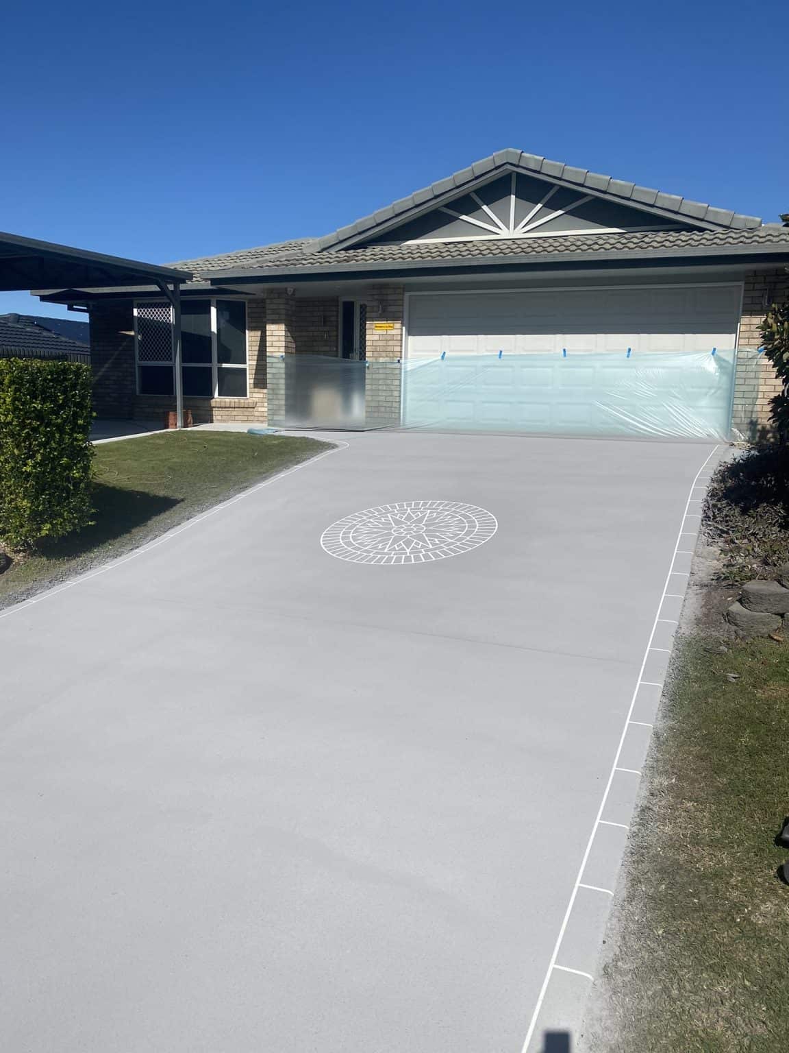 Decorative Concrete Brisbane - Coloured Concrete Driveways